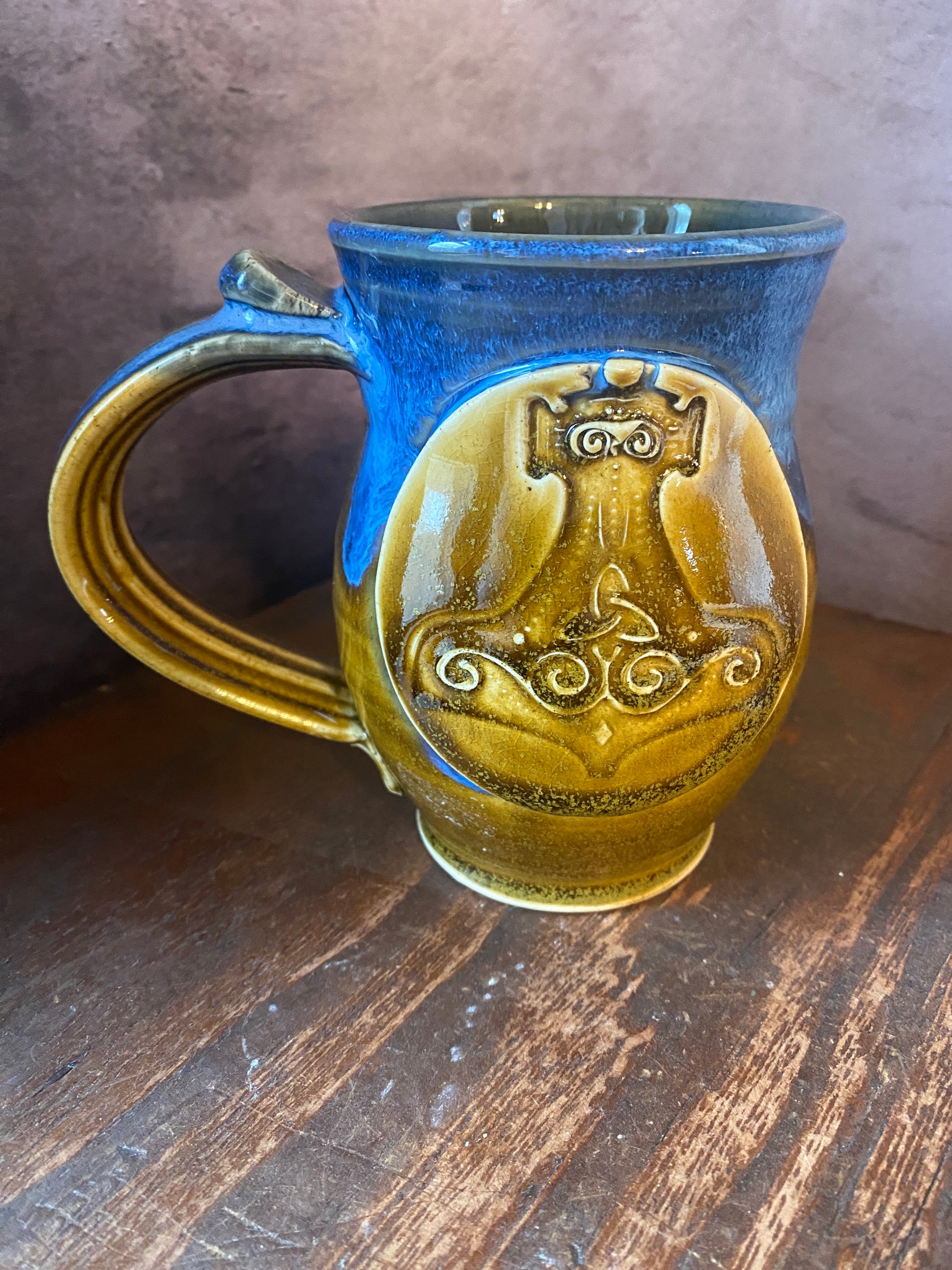 Thor’s Hammer/Mjolnir mug – Hughes Pottery